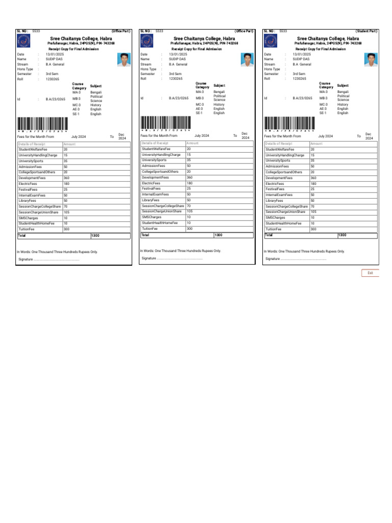 sudip challan 3 | PDF
