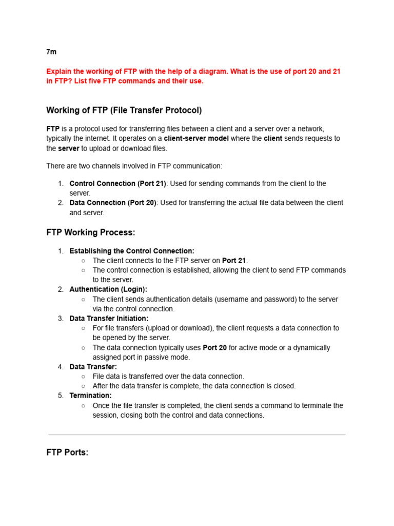 Cn Mod 5 Pyq Endterm | PDF | Domain Name System | File Transfer Protocol
