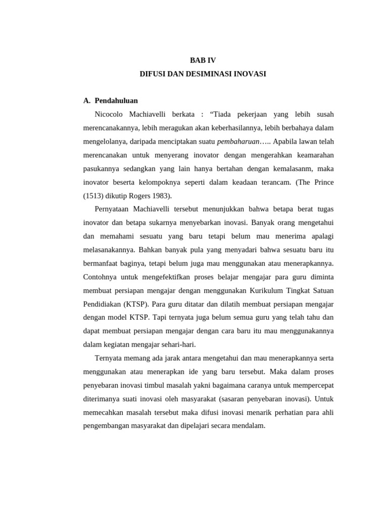 Difusi Desiminasi | PDF