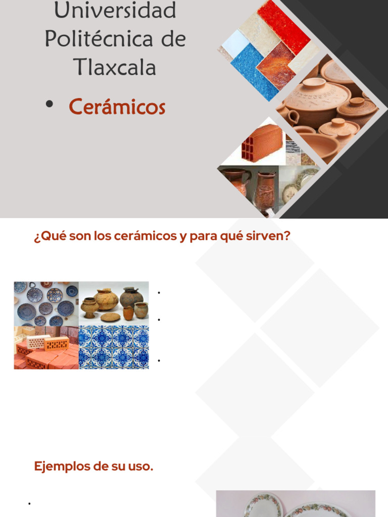 Ceramicos | PDF | Enlace químico | Compuestos químicos