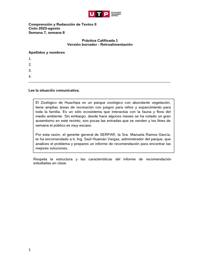 S07 y S08 - Formato PC1_versión borrador_retro xd | PDF | zoo