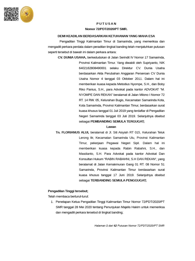 putusan_72_pdt_2020_pt_smr_20240913140530 | PDF