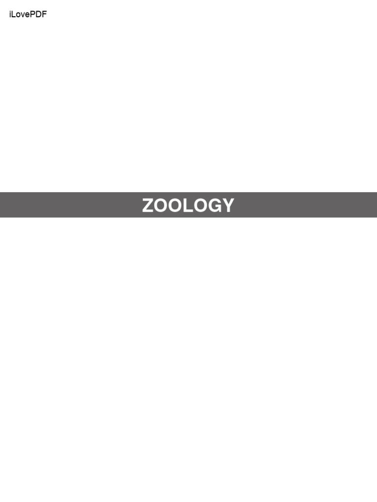 Wiley GATE Zoology - Watermark | PDF | Amphibian | Biology