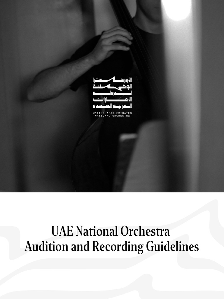 Audition and Recording Guidelines 2 | PDF | Audition | United Arab Emirates