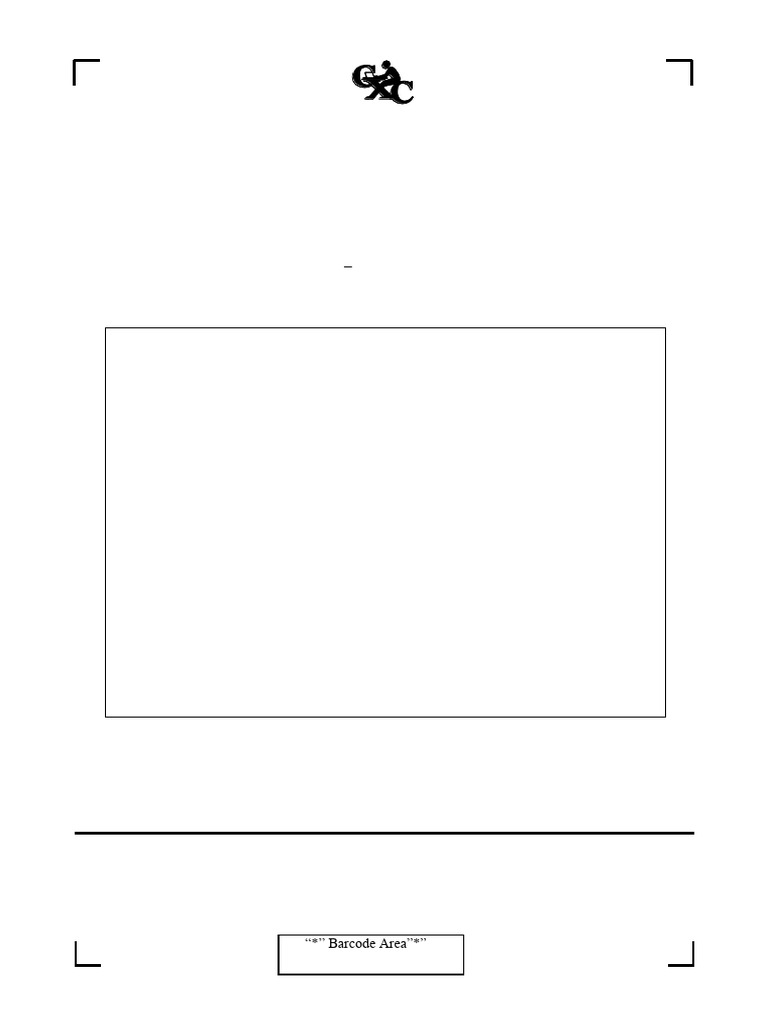 POB Specimen Paper | PDF | Barcode | Business