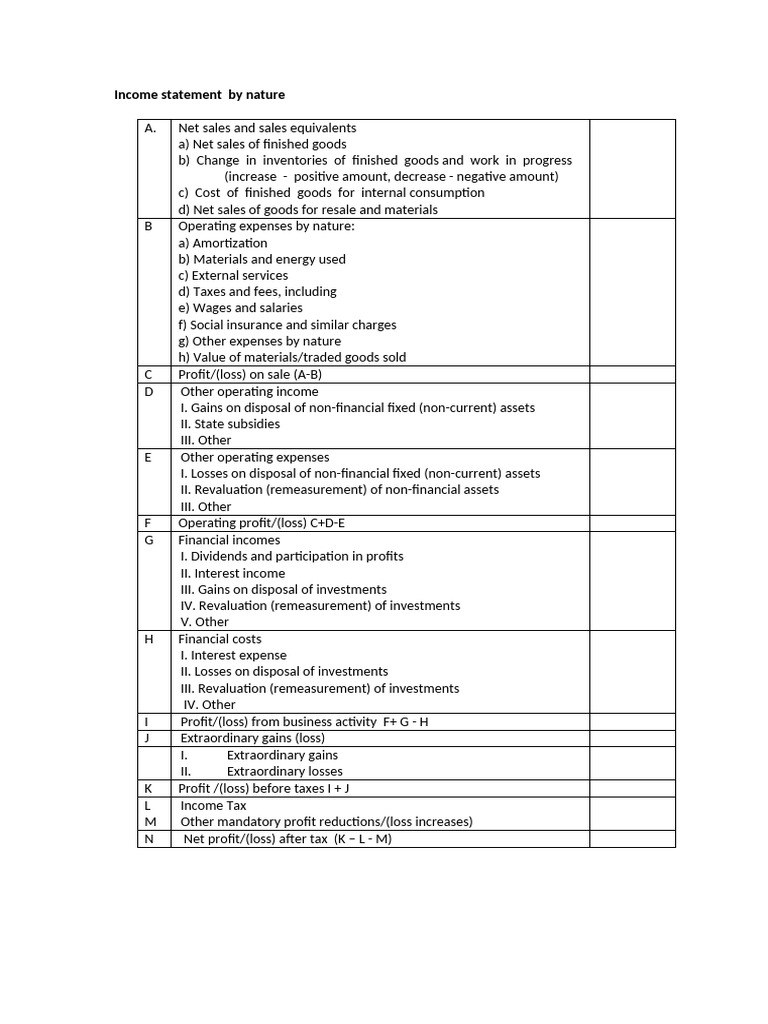 Income Statement Both Version | PDF | Income | Taxes