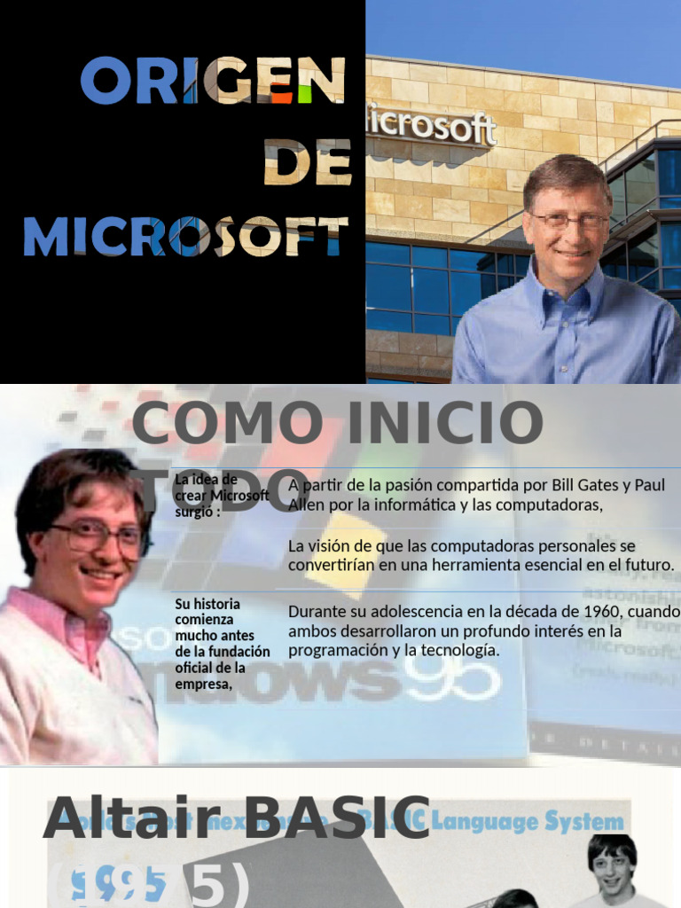 Origen Microsoft | PDF | Microsoft | Microsoft Office