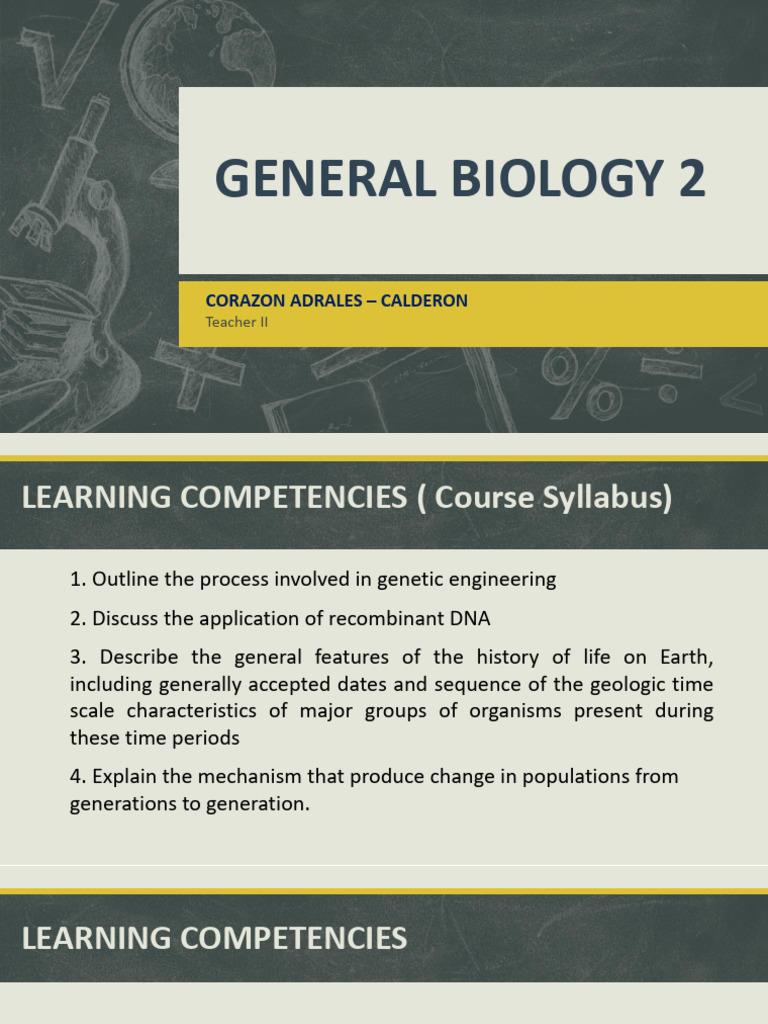1.-Gen-Biology-2-Q-3 (1) | PDF | Genetics | Recombinant Dna
