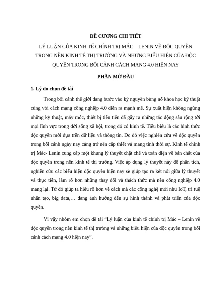 ĐỀ CƯƠNG KTCT | PDF