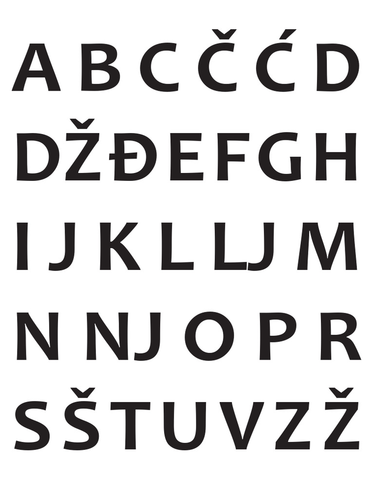 Abeceda - Dodatak-1 | PDF