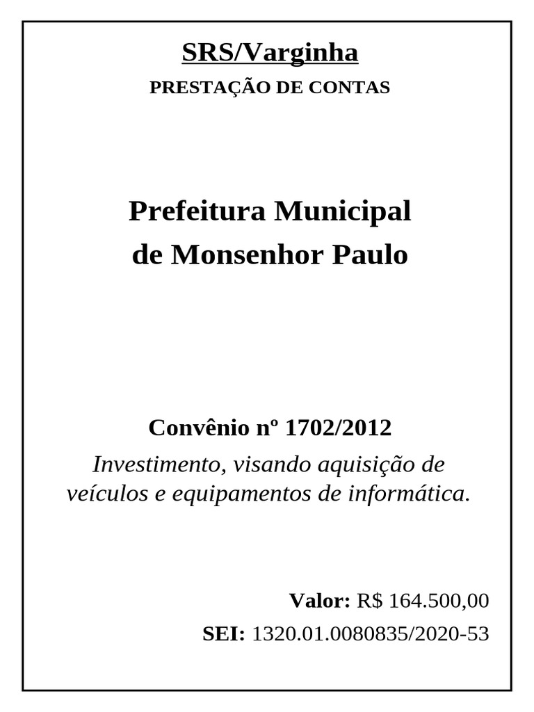 Capa de Processo | PDF