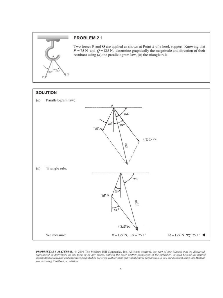 Resultant Force Calculation Methods | PDF