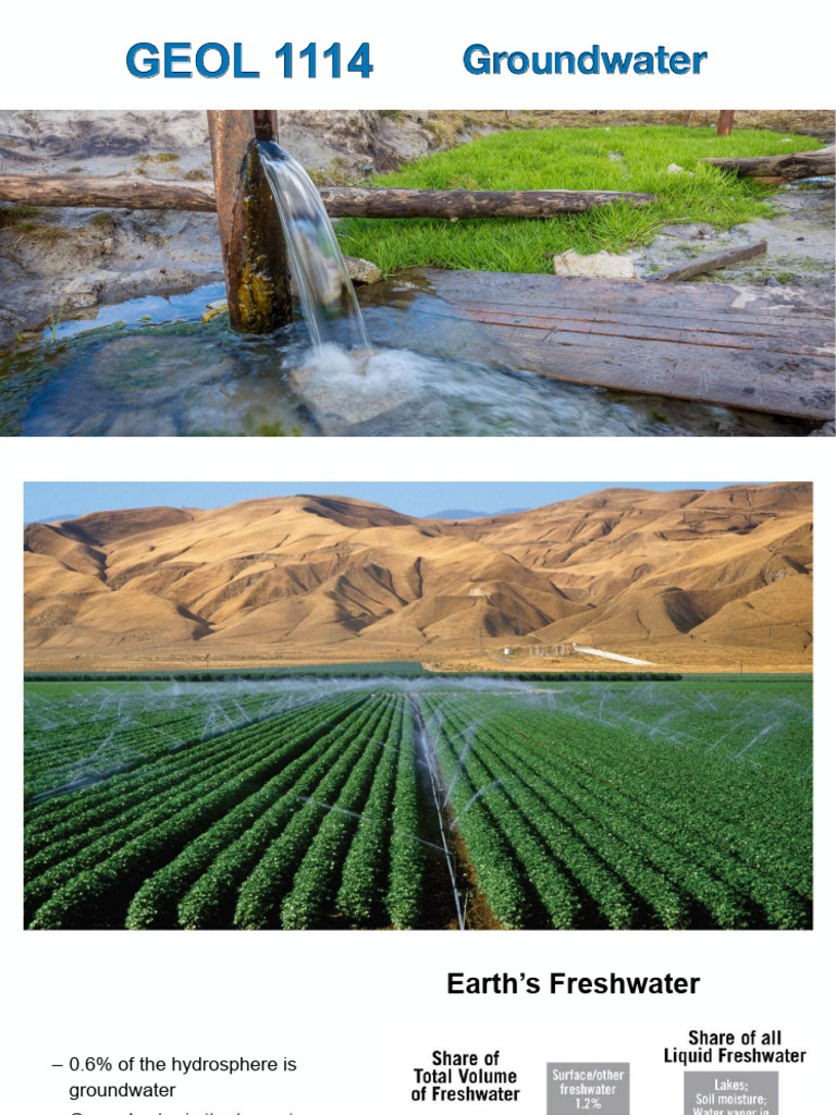 Lecture26 27 Groundwater | PDF | Aquifer | Groundwater