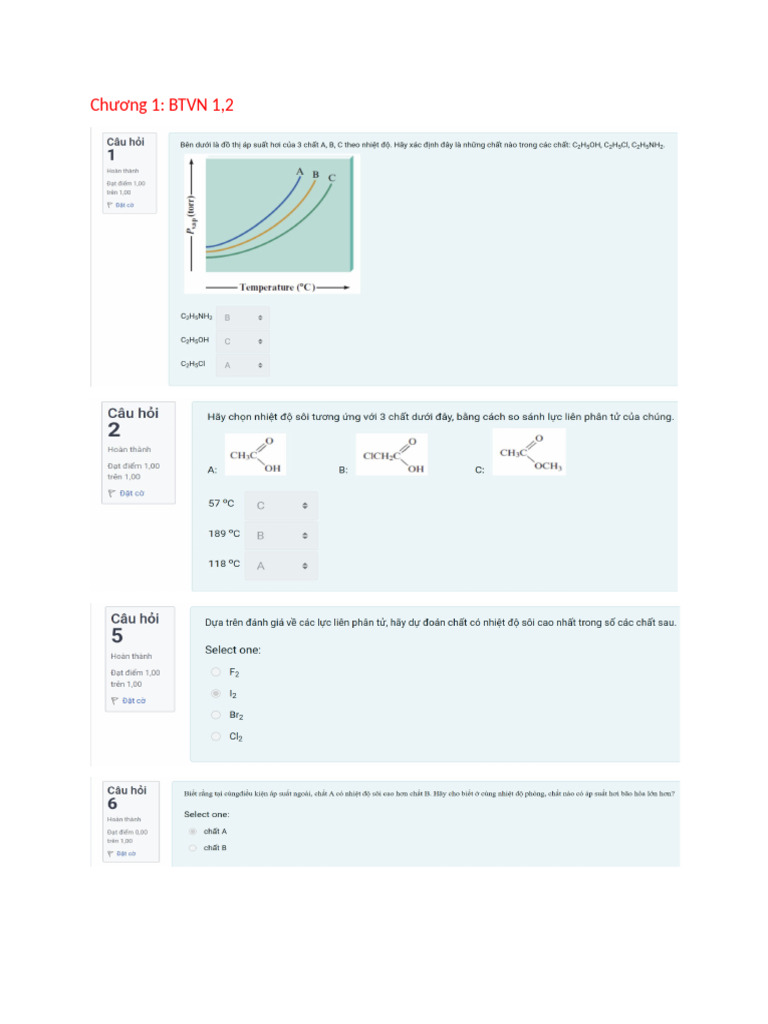 Chương 1: BTVN 1,2 | PDF