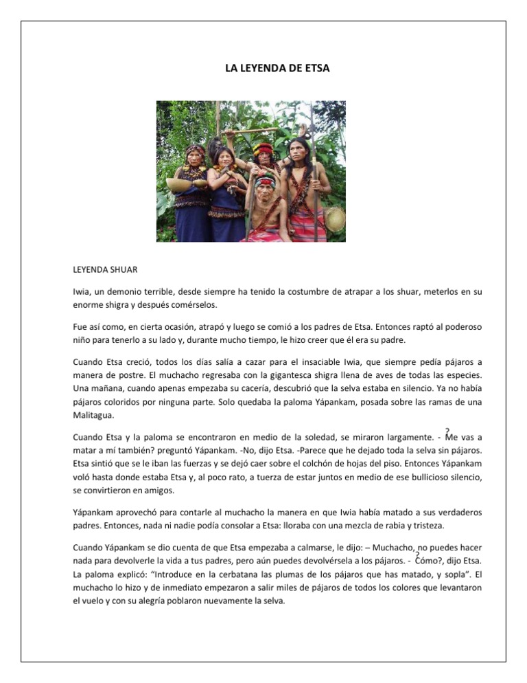 La Leyenda de Etsa | PDF