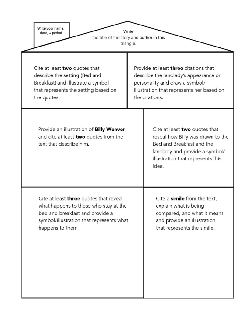 The Landlady Quote Poster | PDF