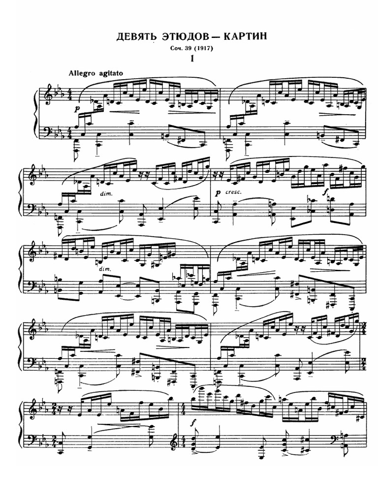 Rach Etud Op39 | PDF
