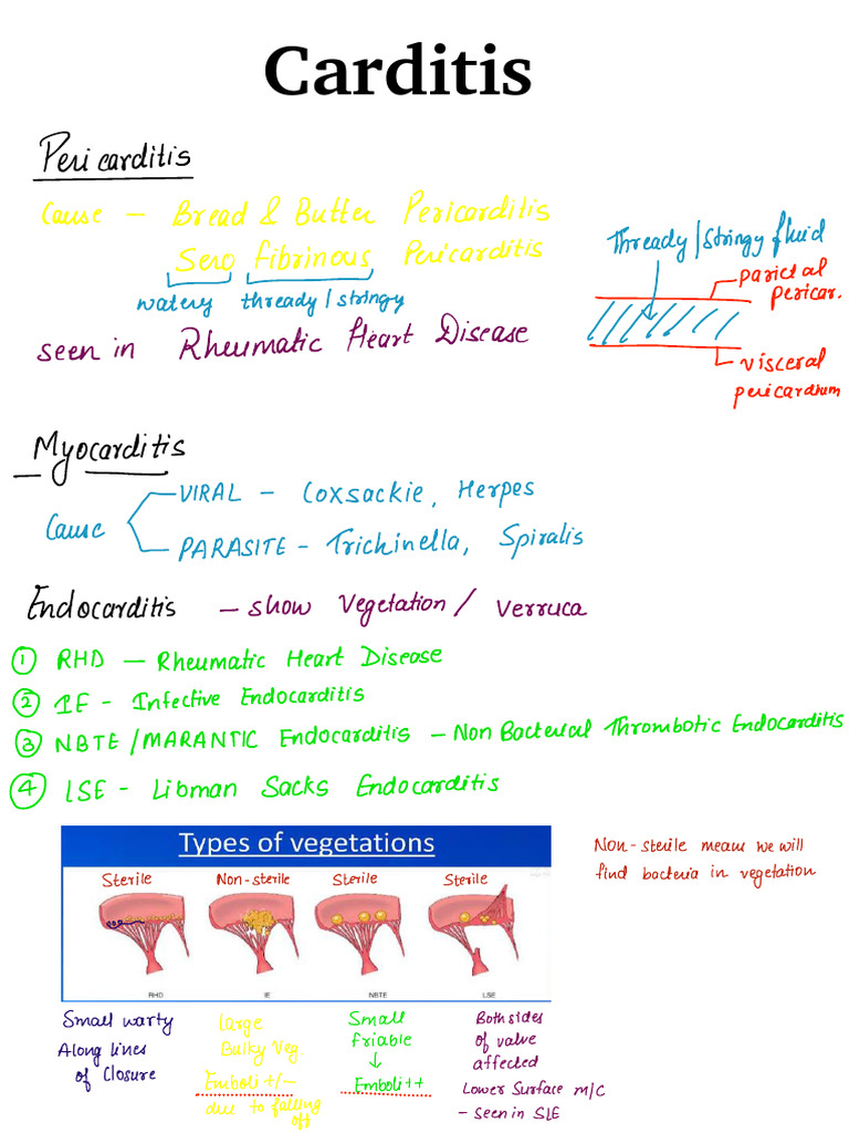 Carditis and Cardiac Tumor | PDF
