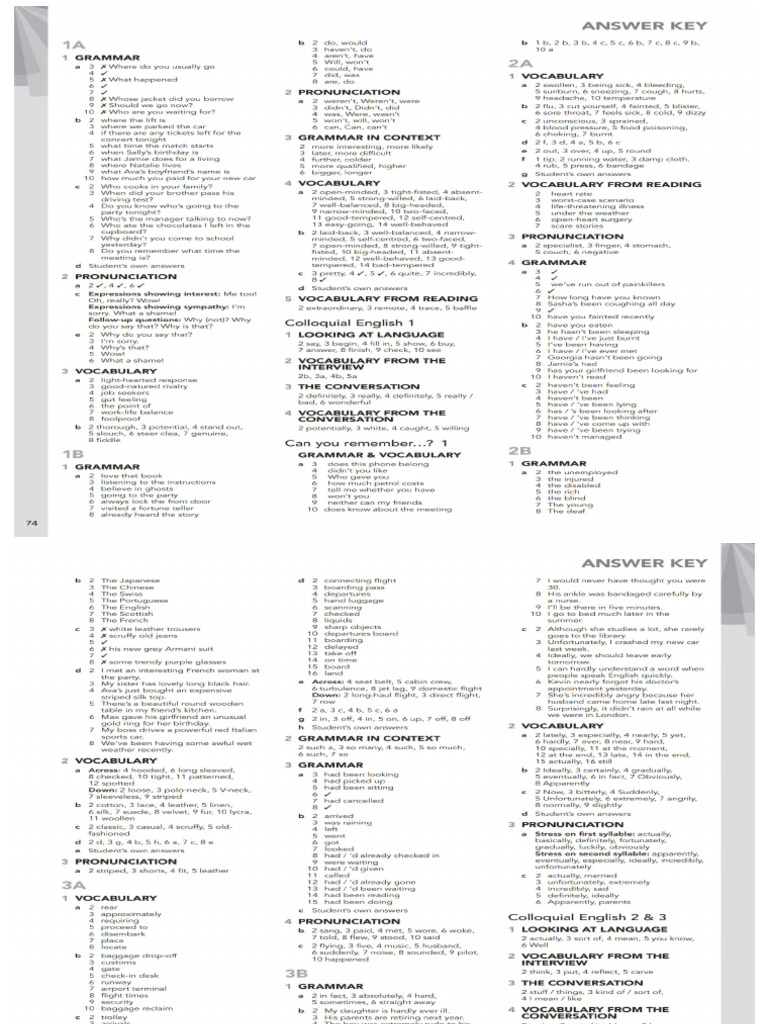 Key Workbook Upper | PDF