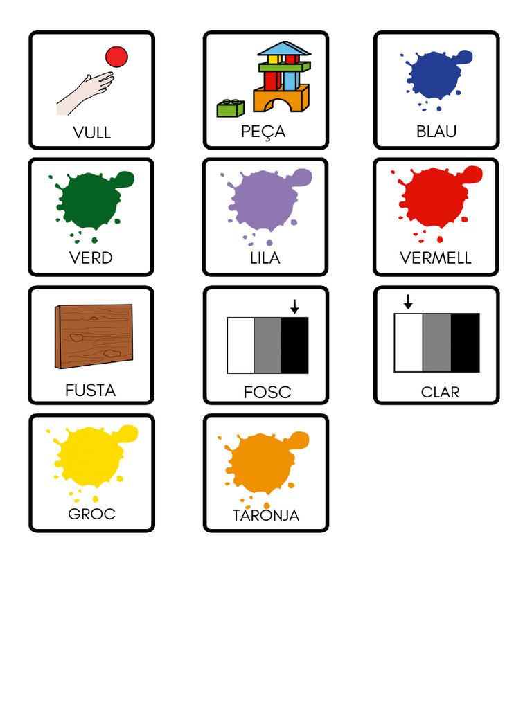 Pictos Joc Dia y Noche | PDF