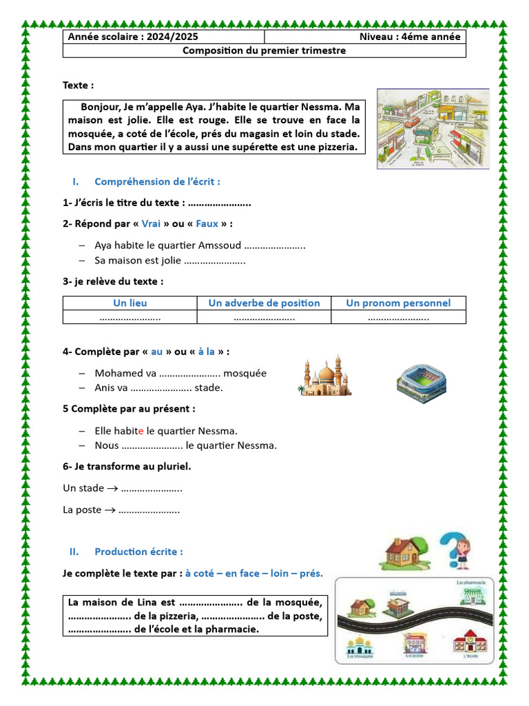 Sujet 4eme Annee | PDF