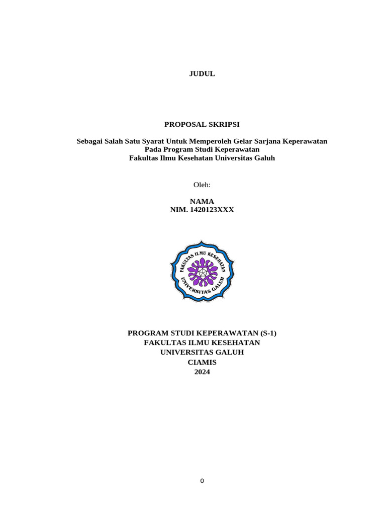 Format Proposal | PDF