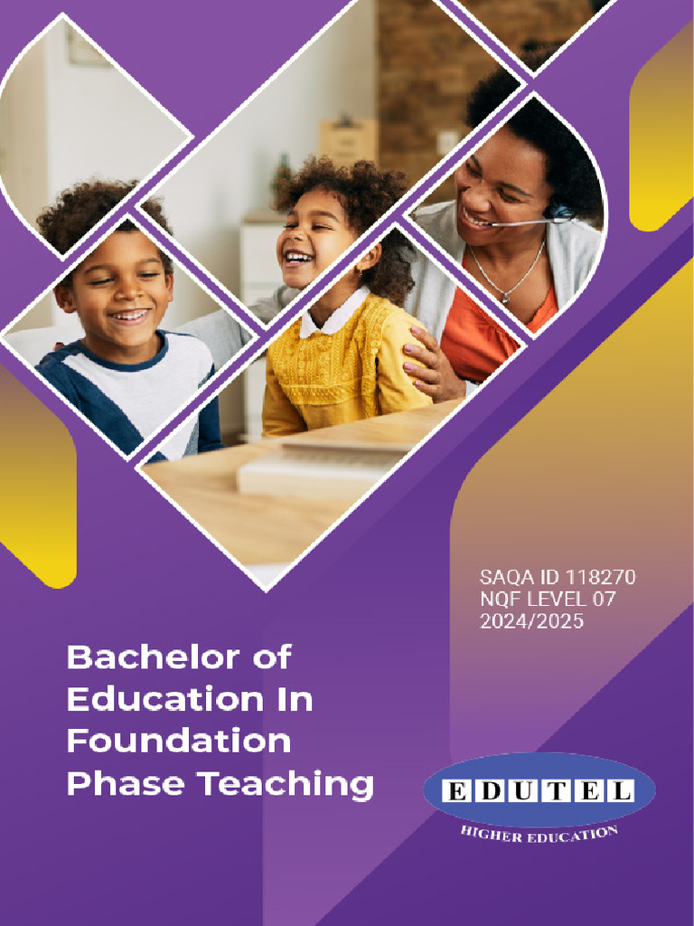 BEd Foundation Phase Teaching Prospectus 2024 | PDF | Bachelor's Degree ...