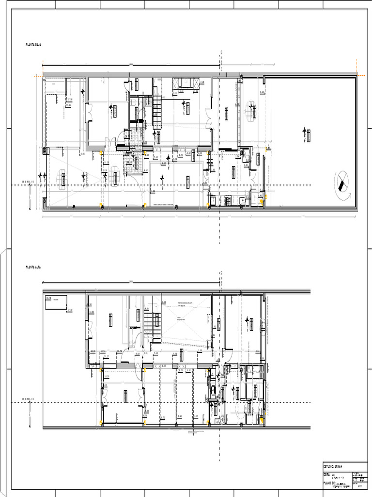 MQ - Arq-005 - Arquitectura Replanteo PB y Pa | PDF