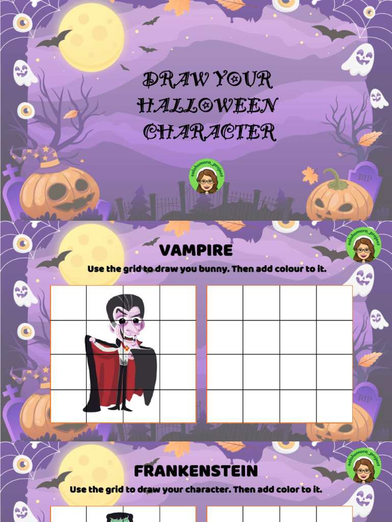 DRAWING HALLOWEEN CHARACTERS | PDF
