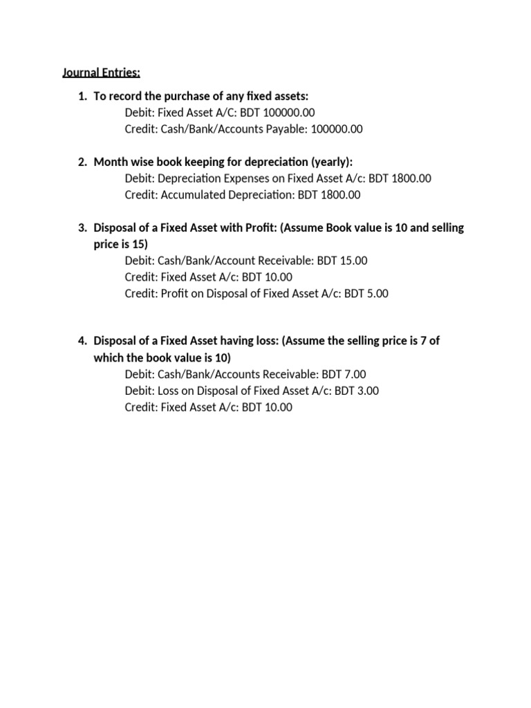 Depreciation - Fixed Assets Management | PDF