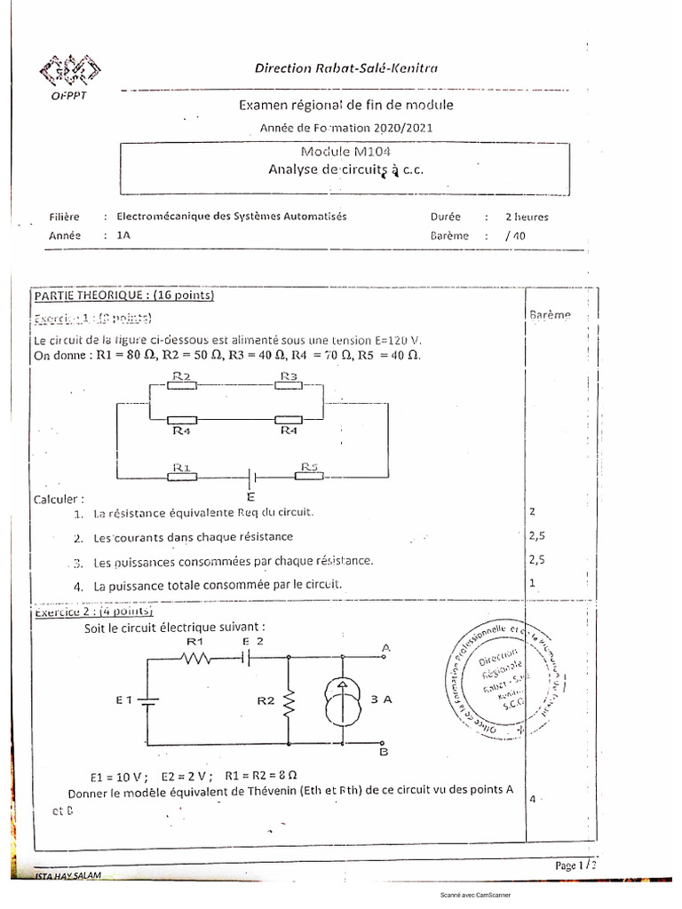 EFM Régional RSK 2020-2021 | PDF