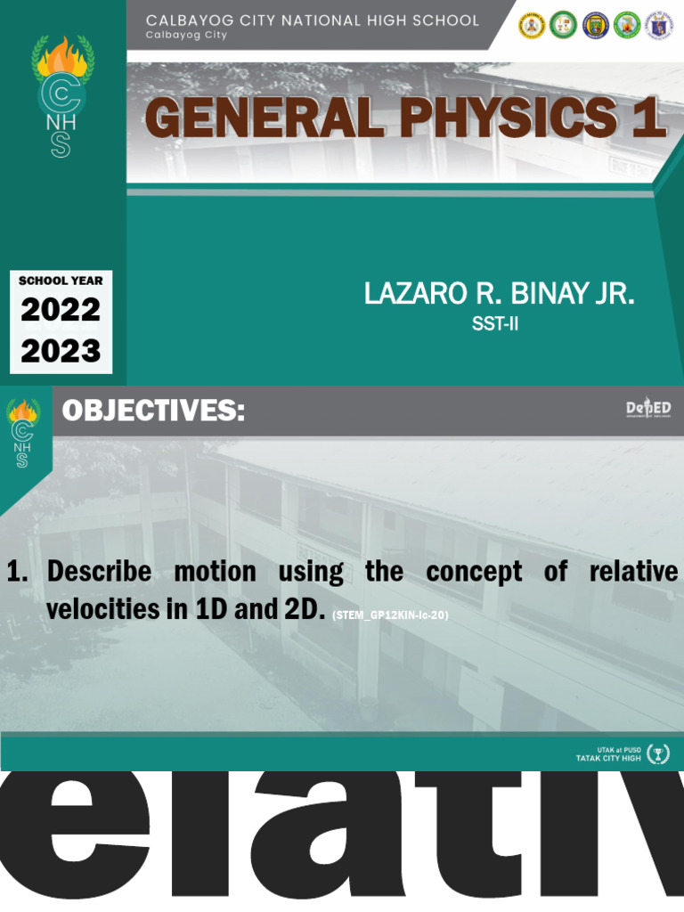 Understanding Relative Velocities in Physics | PDF | Velocity | Speed