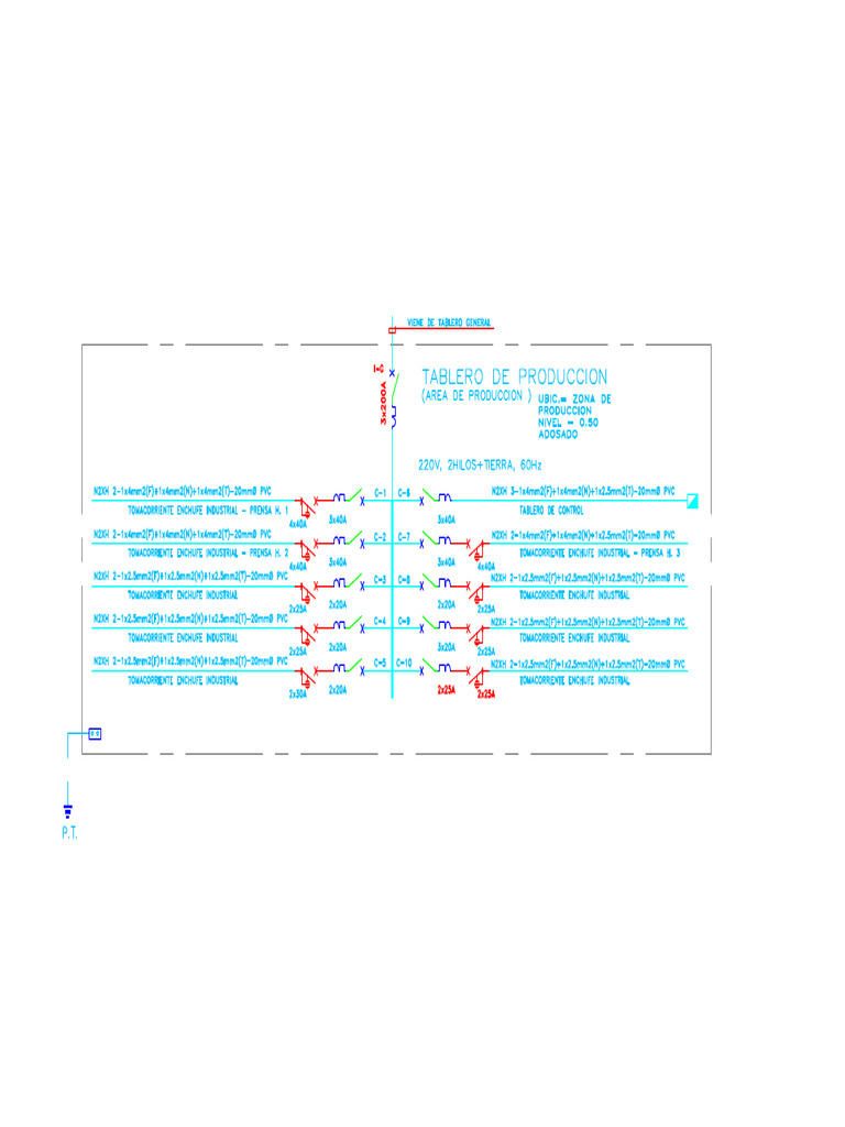 Diagramas Unifilares Rhm-layout2 | PDF