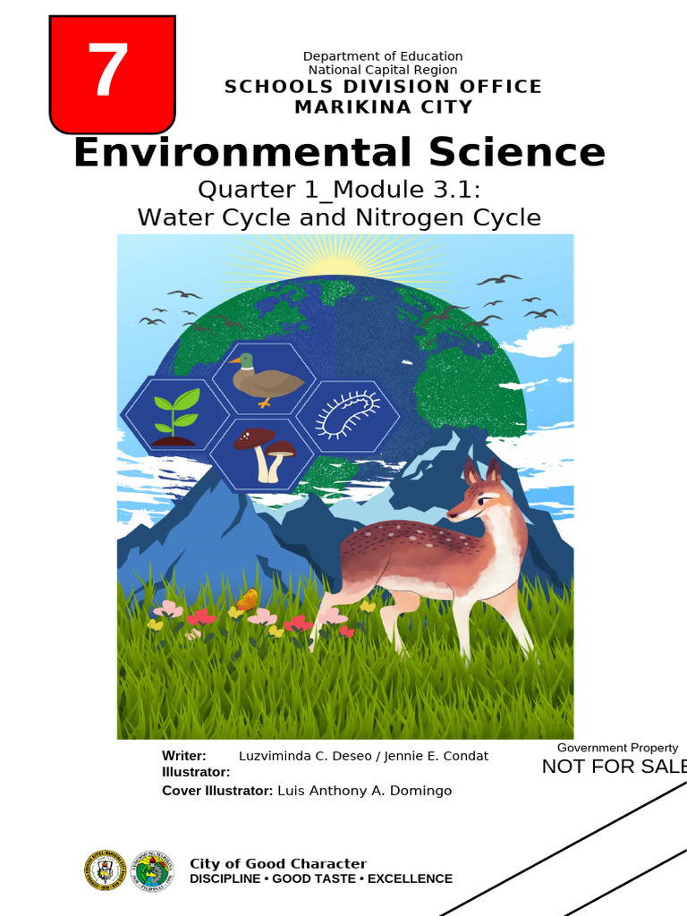 EnvironmentalScience_Q1_Mod3.1 (1) | PDF | Water | Nitrogen