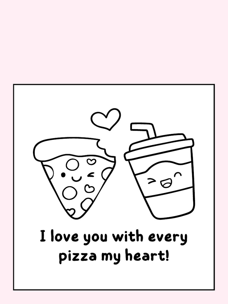 Cute Valentine's Day Coloring Worksheet | PDF