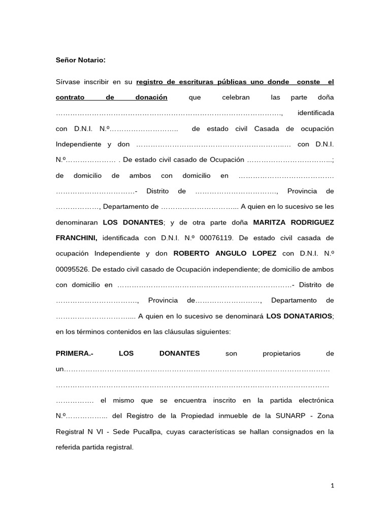 2.-Donacion | PDF | Donación | Justicia