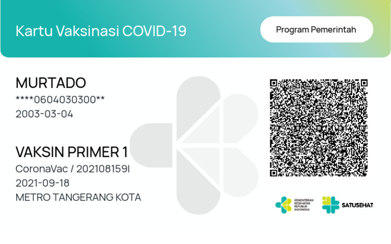 Vaccine-Certificate-Dose 1-Murtado-558 | PDF