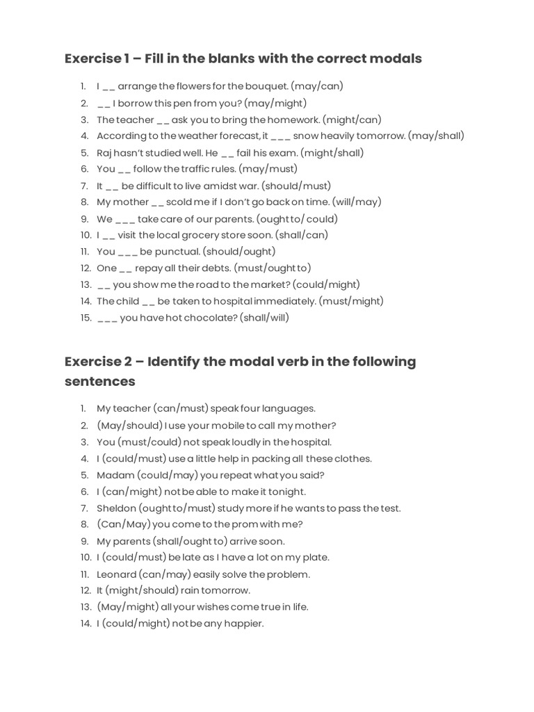 modal task | PDF