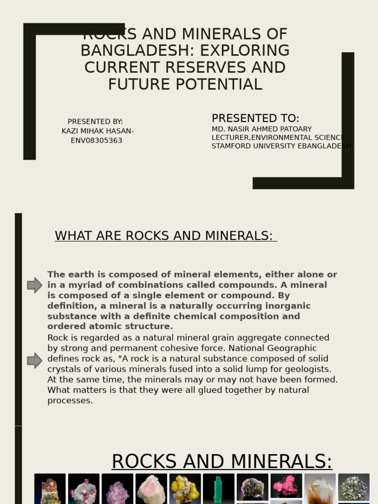 Fianl Assignment - Kazi Mihak | PDF | Rock (Geology) | Geology