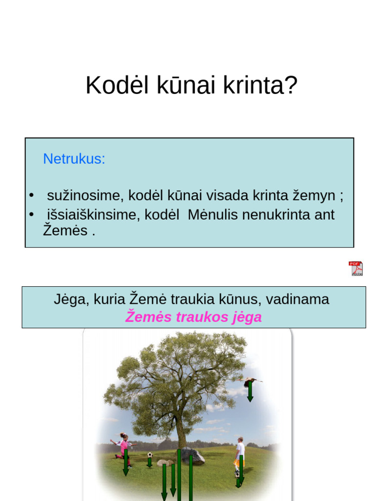 Pamoka 5.5 Kodel Kunai Krinta | PDF