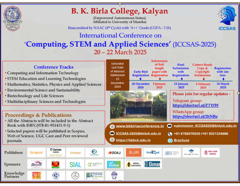 International Conf. On Computing, STEM & Applied Sciences | PDF