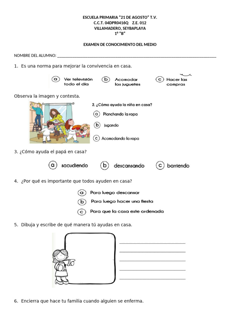 Examne Conocimiento | PDF