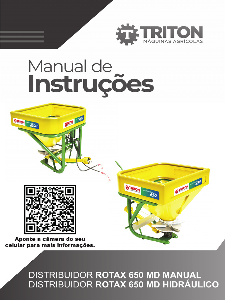 Rotax 650 Mono Disco Hidraulico e Mono Disco Manual | PDF | Trator ...