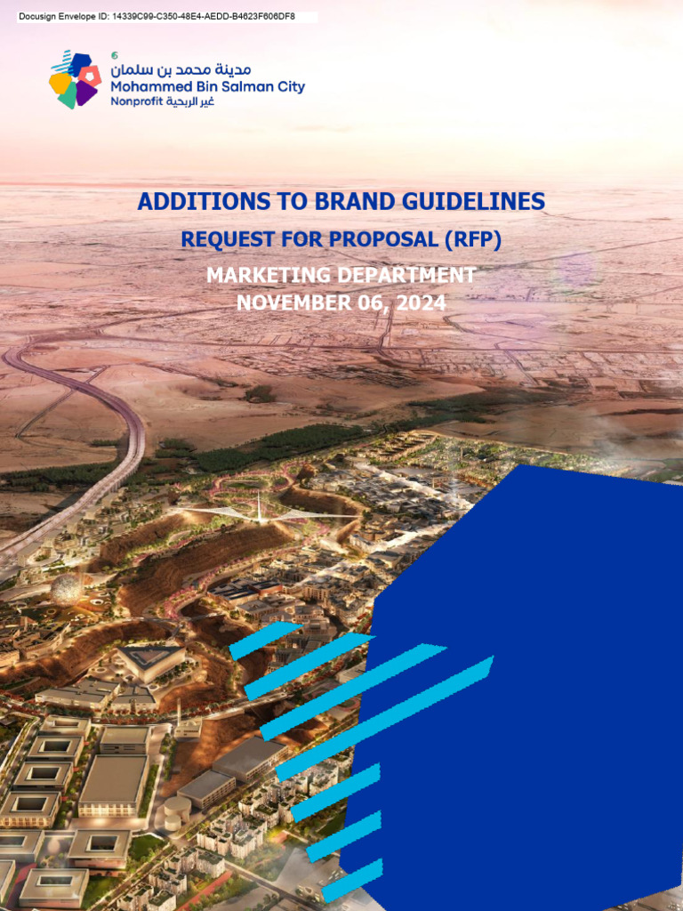 Misk City Brand Guidelines Update RFP | PDF | Request For Proposal | Brand