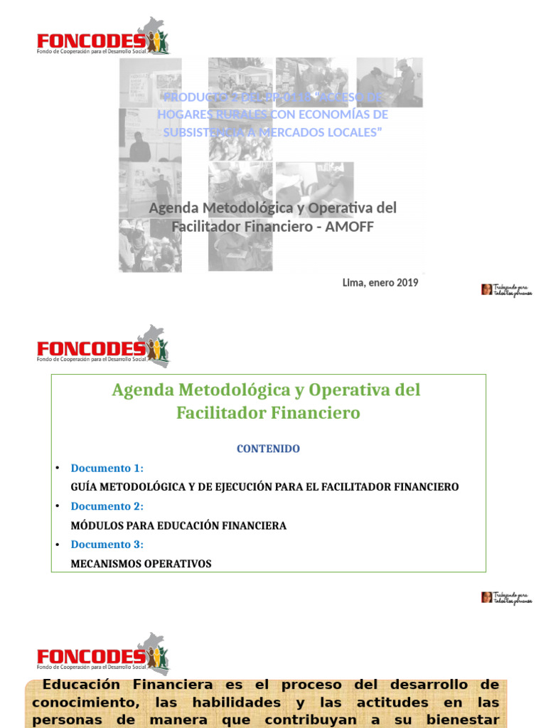 Presentacion Amoff - Sy 1 | PDF | Educación financiera | Sistema financiero