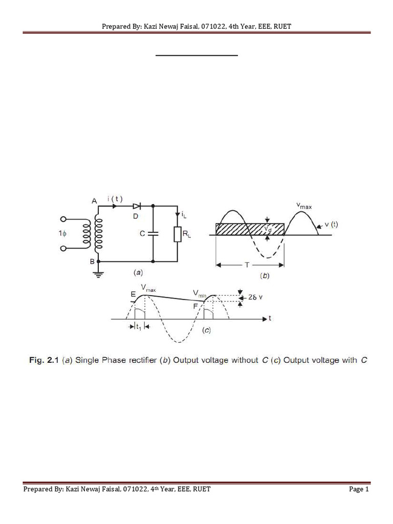 3 DC generation | PDF | Rectifier | Capacitor