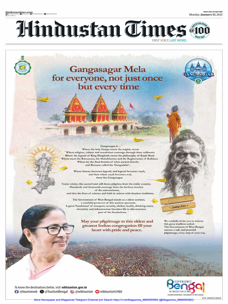 HT Delhi 13-01-2025 Uninterrupted | PDF