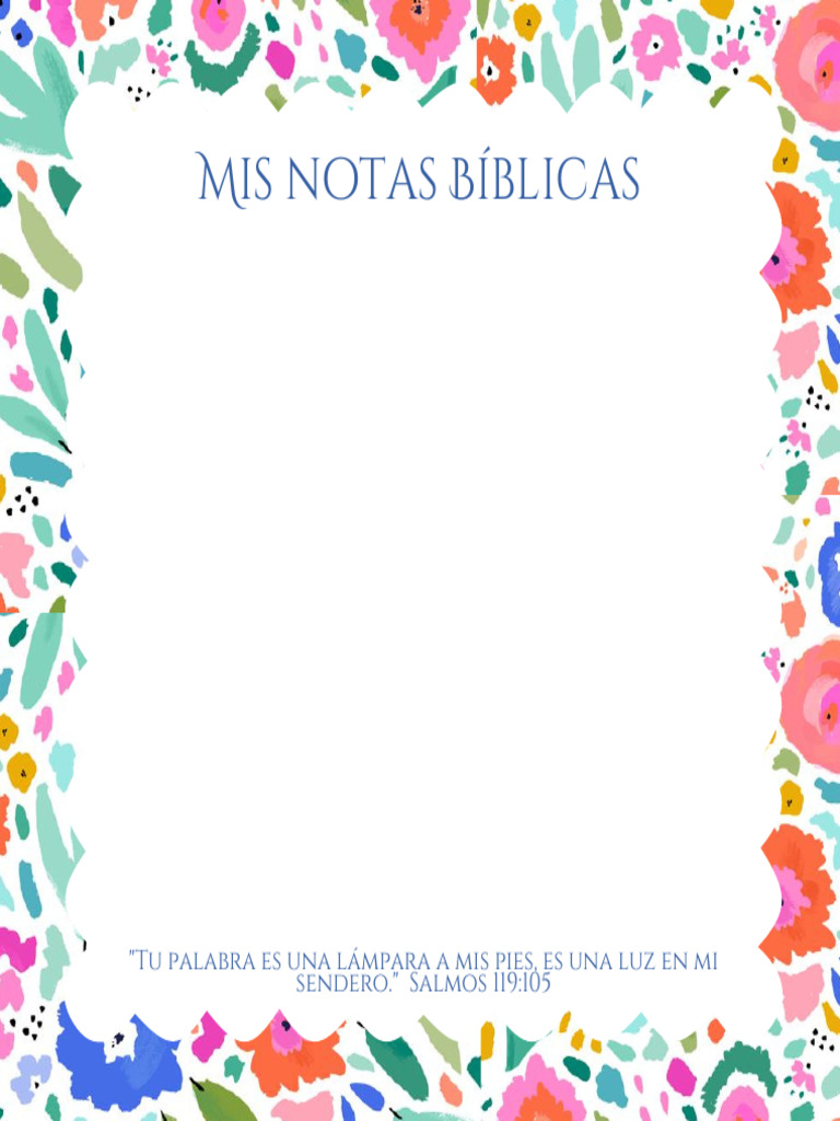 Portada Notas Bíblicas | PDF