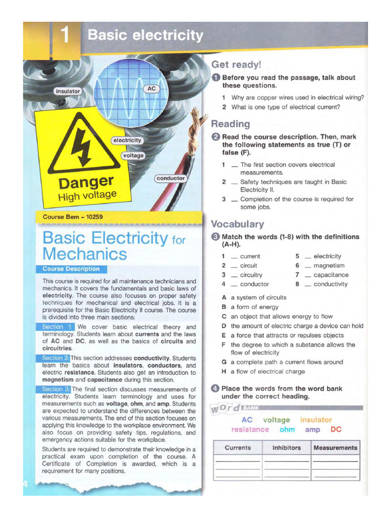 Basic Electricity - 2 | PDF
