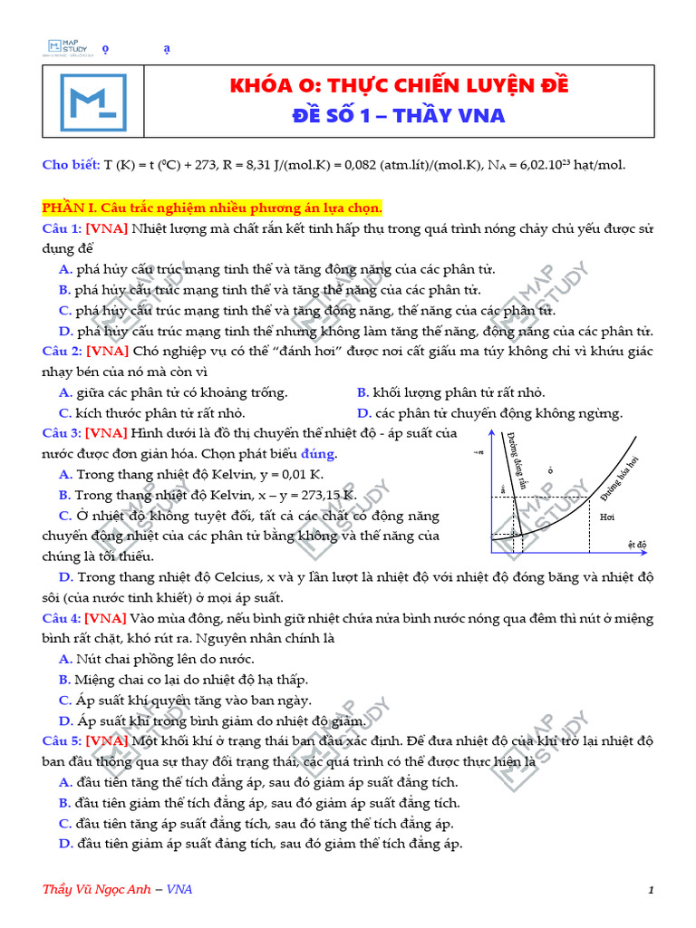 Thuc Chien Luyen de - de Minh Hoa Mon Vat Ly - de So 1 1736776633962 | PDF